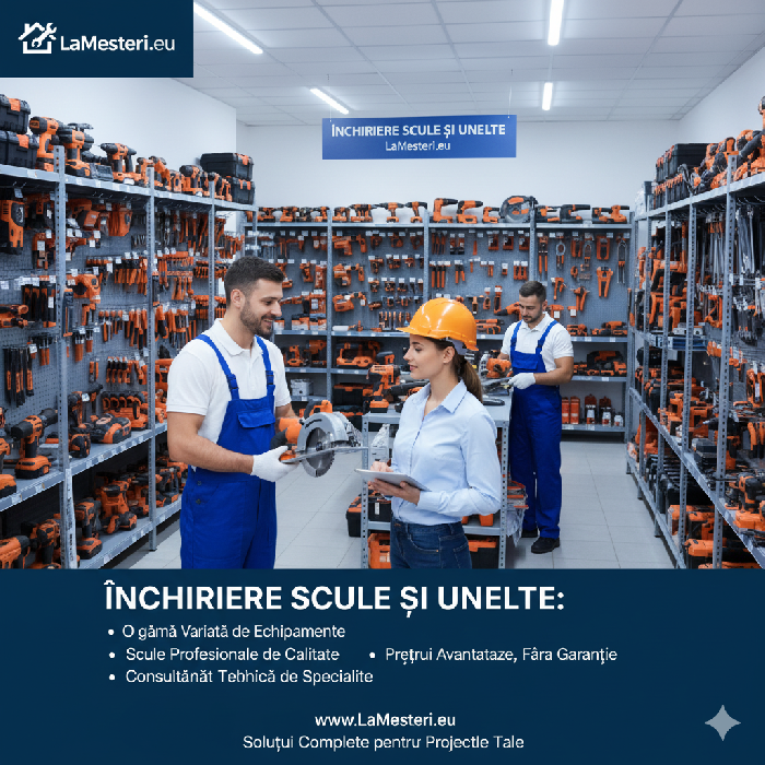 Firmă închirieri scule și unelte | Echipamente profesionale